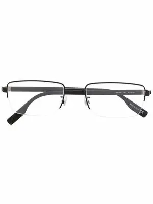 Montblanc Half-rim Eyeglasses - Black