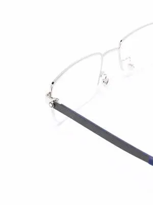 Montblanc Matte-effect Rectangle-frame Glasses