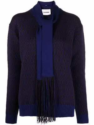 JIL SANDER Intarsia Knit Jumper