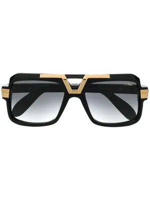 Cazal Square Frame Sunglasses - Black