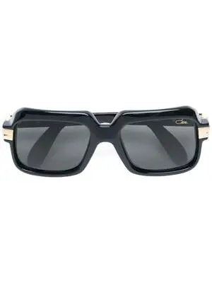Cazal Rectangle Frame Sunglasses - Black