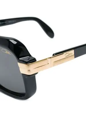 Cazal Rectangle Frame Sunglasses - Black