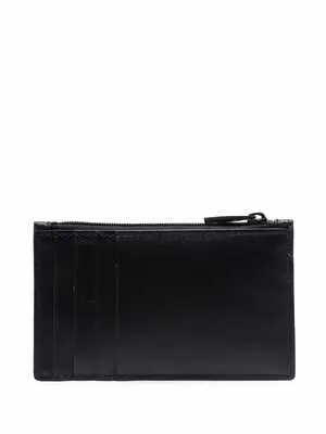 Alexander McQueen Logo Print Leather Wallet