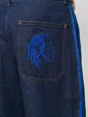Adidas X Kerwin Frost Ogo-patch Denim Shorts