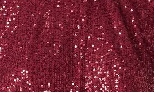 Endless Rose Sequin Top - Bordeaux