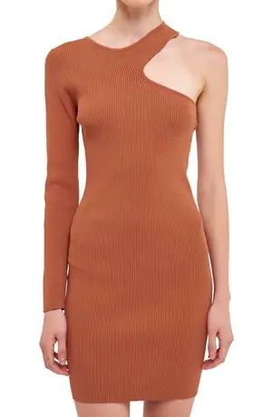 Endless Rose Cutout One Shoulder Minidress