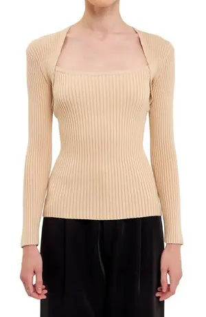 Endless Rose Long Sleeve Knit Top