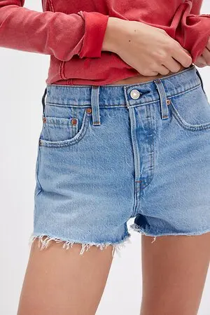 LEVI'S 501 High-rise Denim Shorts - No Referee Short