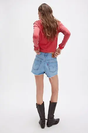 LEVI'S 501 High-rise Denim Shorts - No Referee Short