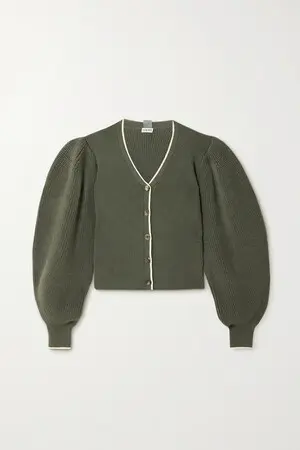 Loewe - Ribbed Wool-blend Cardigan