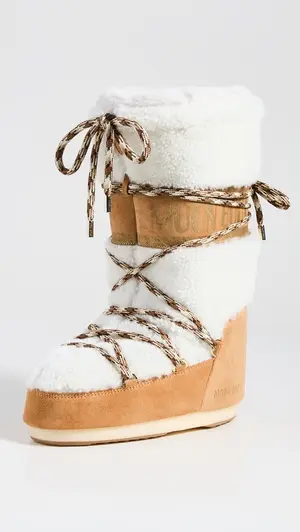 Moon Boot Shearling Boots