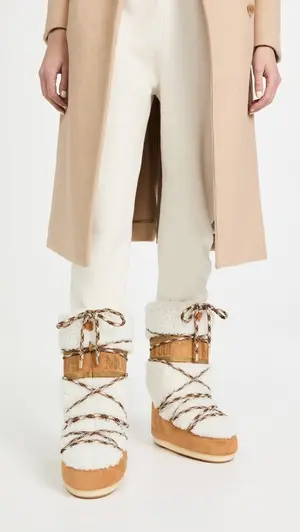 Moon Boot Shearling Boots