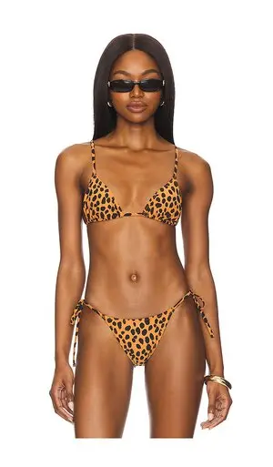TROPIC OF C Equator Bikini Top - Spotted Amber