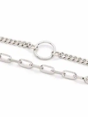 Justine Clenquet Hari Choker Necklace - Silver | Editorialist