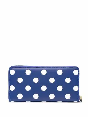 Comme Des Garçons Leather Polka-dot Purse
