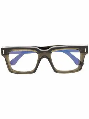 CUTLER & GROSS Square-frame Glasses - Green