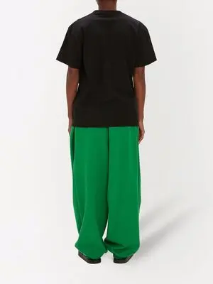 JW Anderson Anchor Logo-patch T-shirt - Black