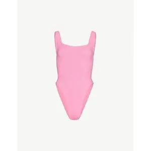 Hunza G Classic Seersucker Swimsuit - Bubblegum