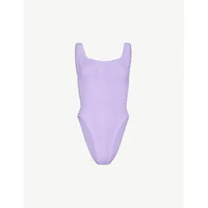 Hunza G Hunza G Classic Seersucker Swimsuit Lilac