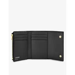 Loewe Repeat Logo-embossed Leather Wallet