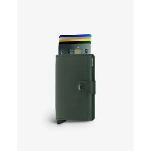 SECRID Orginal Miniwallet Logo-embossed Leather Wallet - Green