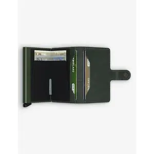 SECRID Orginal Miniwallet Logo-embossed Leather Wallet - Green