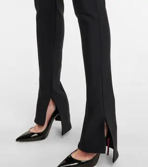 MUGLER Cutout Flared Pants
