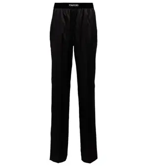 TOM FORD High-rise Satin Pants