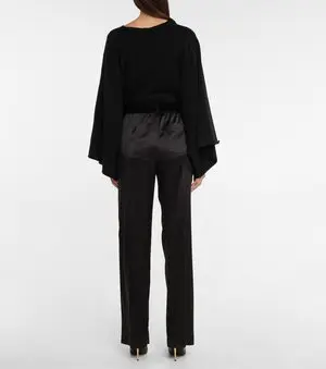 TOM FORD High-rise Satin Pants