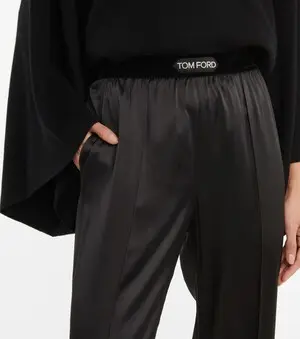 TOM FORD High-rise Satin Pants