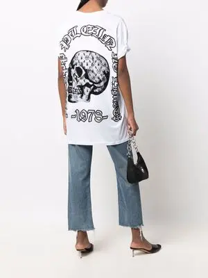 Philipp Plein No Limits Rhinestone-embellished T-shirt