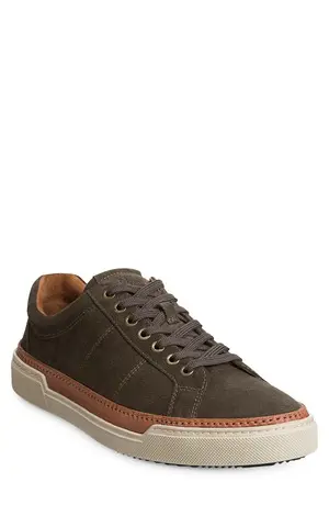 Allen Edmonds Leather City Sneakers Loden Suede