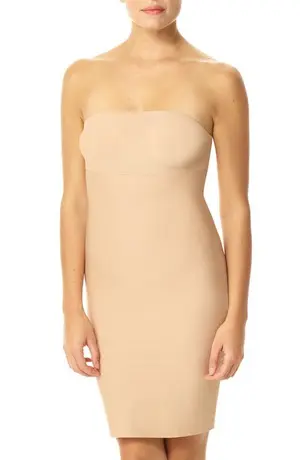 Commando Tech Control Strapless Slip - Beige