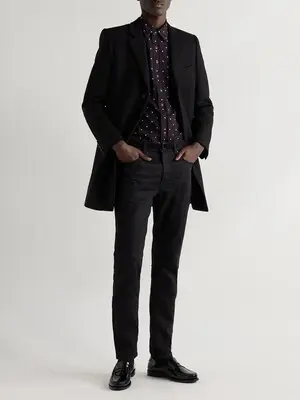Saint Laurent Mag Patent-leather Penny Loafers