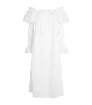 Sleeper Linen Opera Midi Dress