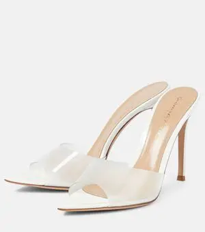 GIANVITO ROSSI Elle 105 Tpu Mules - White