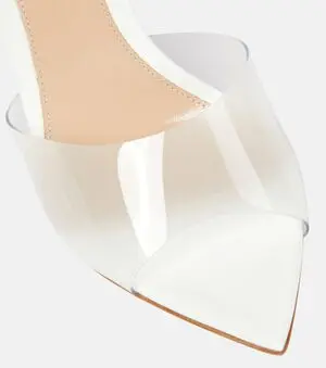 GIANVITO ROSSI Elle 105 Tpu Mules - White