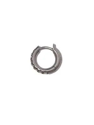 SPINELLI KILCOLLIN 18kt White Gold Mini Diamond Hoop Single Earring