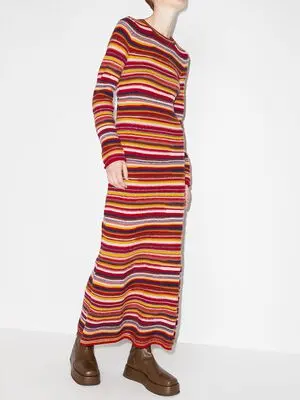 Chloé Striped Knitted Dress