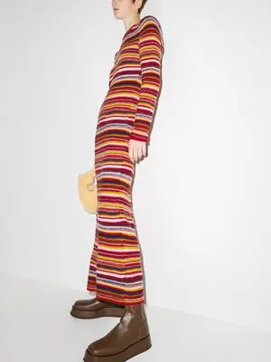Chloé Striped Knitted Dress
