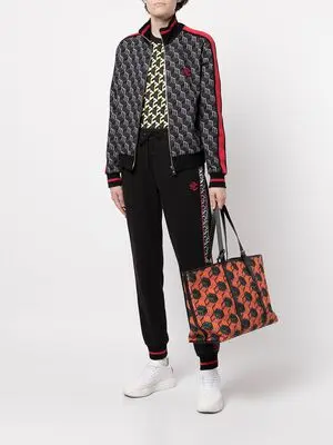 Mcm Cubic-monogram Jacquard Tote - Multicolour