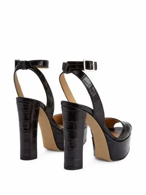 GIUSEPPE ZANOTTI 120mm Betty Platform Sandals - Black