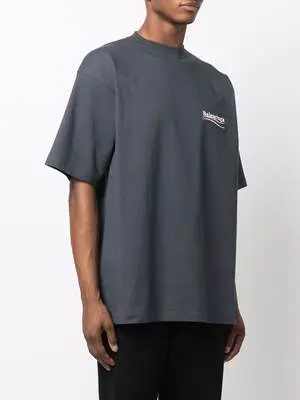 Balenciaga Political Campaign Logo-print T-shirt