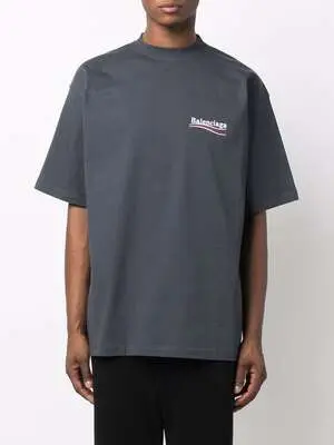 Balenciaga Political Campaign Logo-print T-shirt