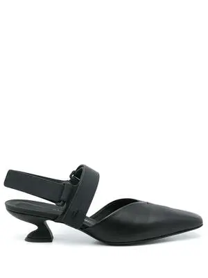FERRAGAMO Square-toe 45mm Pumps