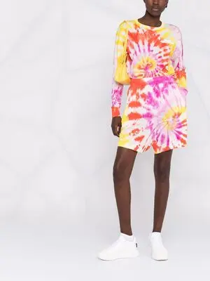 Stella McCartney Tie-dye Cotton Shorts