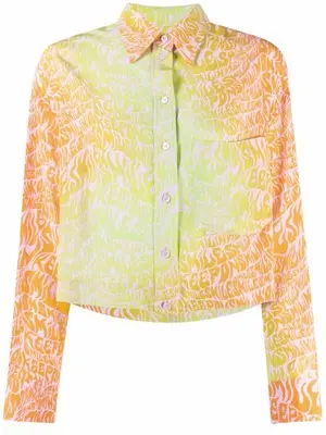 Stella McCartney Slogan-print Jacket - Orange