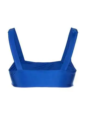 DUSKII Jackie Square-neck Bikini Top - Blue