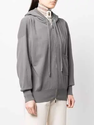 Malo Zip-up Cashmere-blend Hoodie