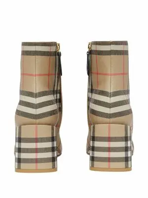 Burberry Vintage Check 65mm Block-heel Ankle Boots